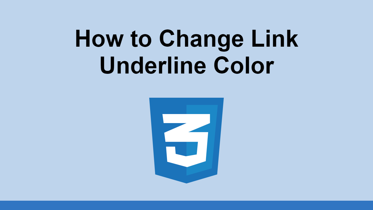 How To Change Link Underline Color Sabe io
