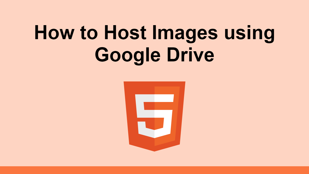 How To Host Images Using Google Drive Sabe io