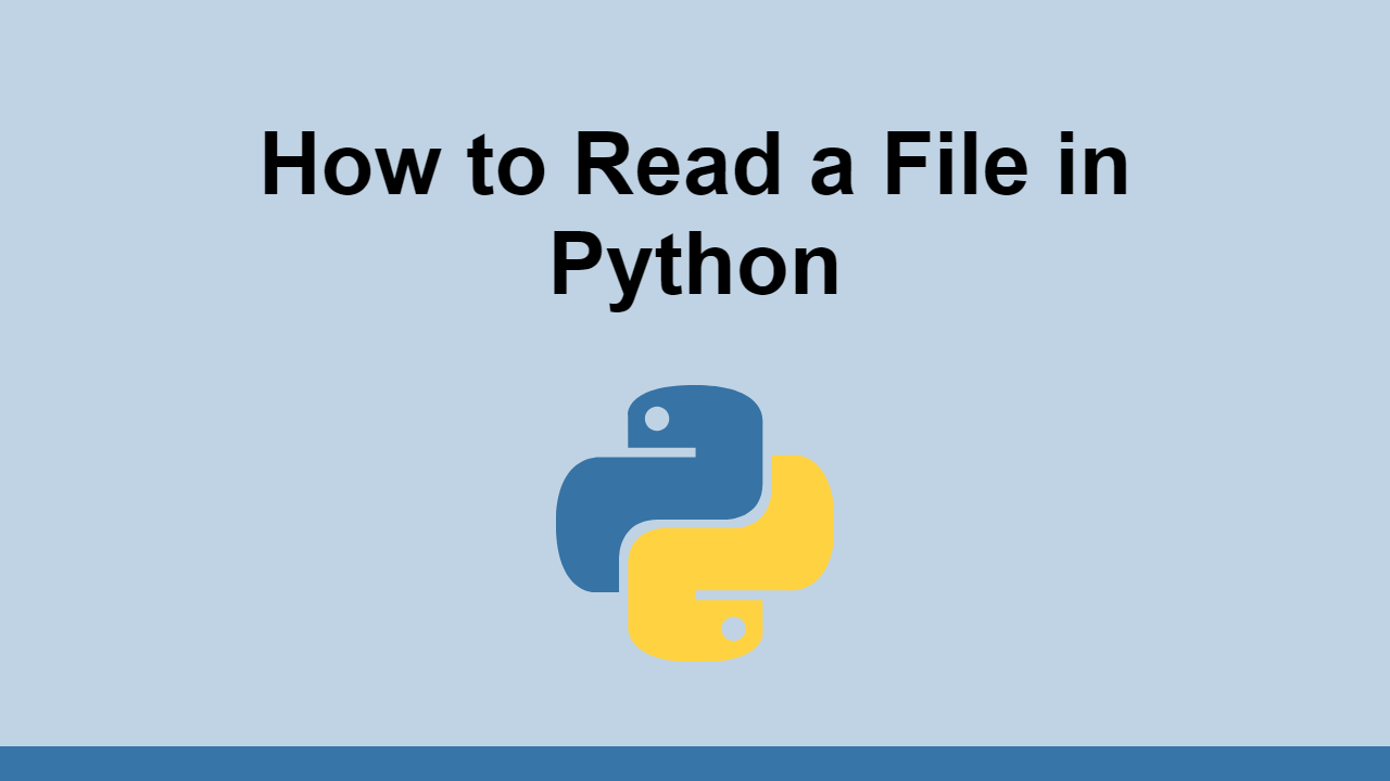 How To Read A File In Python